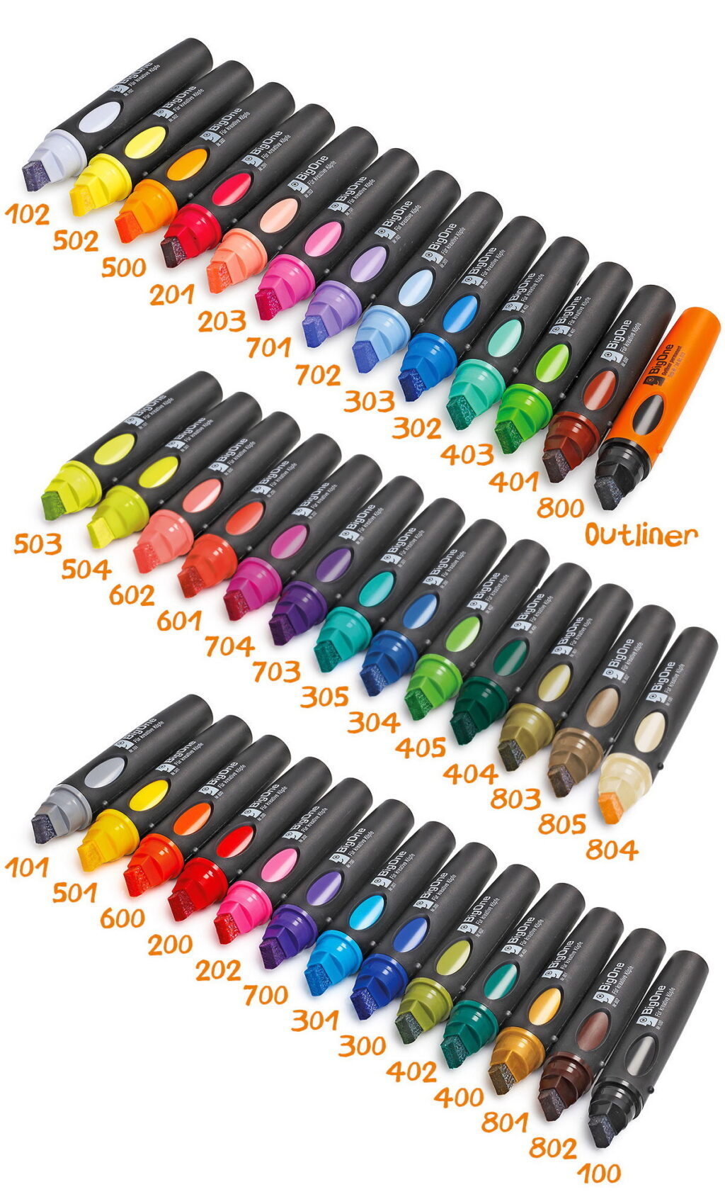 50 Farben für Stifte und Marker auf einen Blick - Neuland