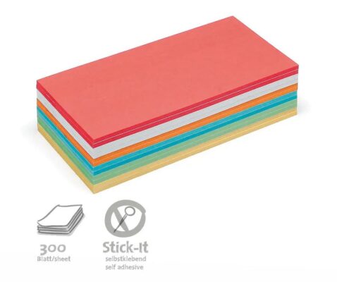 - Rechteck-Karten Stick-It SORTIERT - Neuland